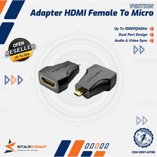 Jual Vention Adapter Standard HDMI to Mini HDMI Type C & Micro HDMI ...