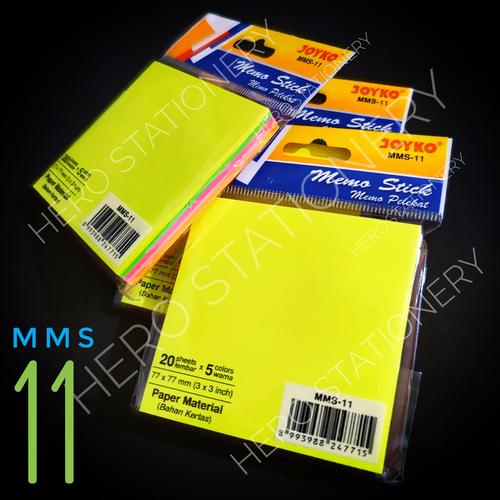Jual Memo stick kertas sticky note joyko 5 warna MMS-11 - Jakarta Barat ...