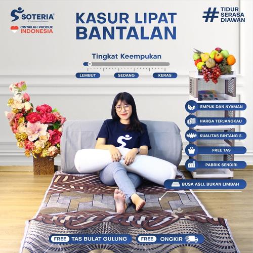 Promo Kasur Lipat Gulung Roll Bed Super Anti Kempes Free Tas 90cm ...