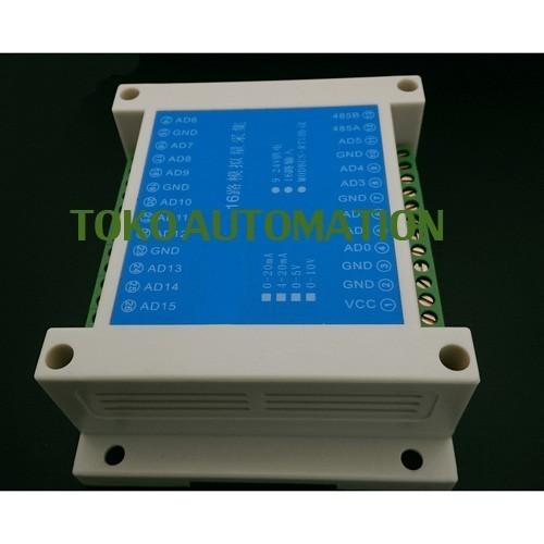 Jual 16 Channel Analog Data Acquisition Card 4-20MA Via RTU MODBUS RS ...
