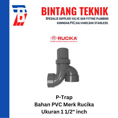Jual P-Trap 1 1/2" inch PVC Rucika D - Jakarta Barat - Bintang Teknik ...