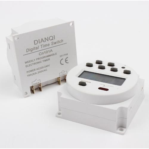 Jual Timer Switch Digital Time Delay Relay 12V 220V CN101A Untuk Lampu Digital Timer ...