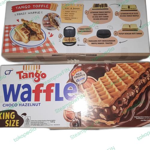 Jual Tango Choco Hazelnut King Size Jumbo Waffle Cokelat Kacang Wafer ...