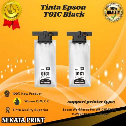 Jual Tinta Cartridge Compatible Epson T01C1 T01C2 T01C3 T01C4 / Tinta ...