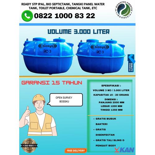 Jual Septictank Biotech Sistem 3 M3 / 3.000 liter - Septic tank Bio ...