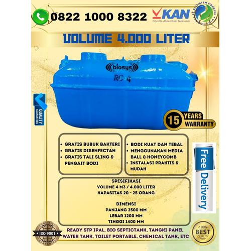 Jual Septic tank Biotech Sistem 4 M3 / 4.000 liter - RC 4 ,Septic tank ...