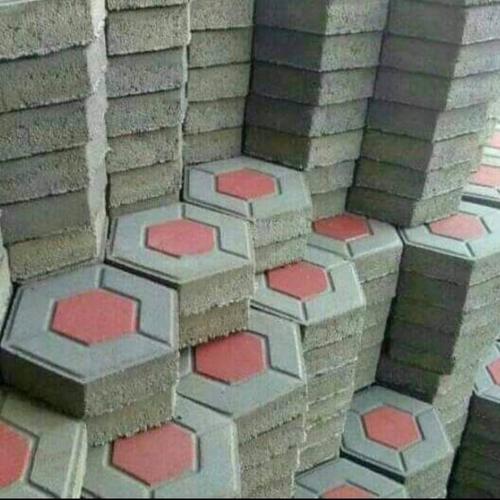 Jual Paving Blok / Paping Blok / Konblok Segi Enam Warna K.250, K.300 ...