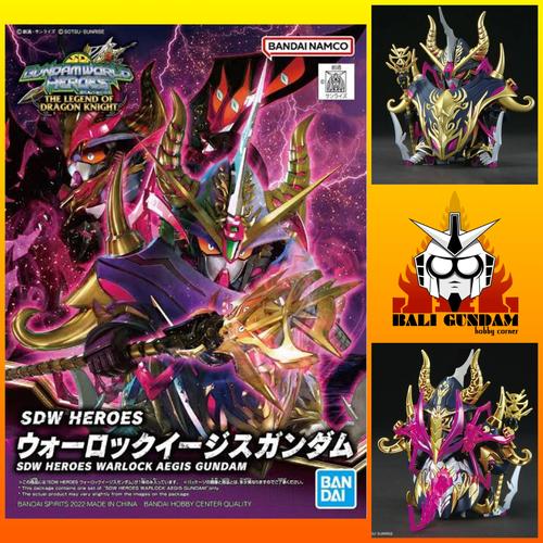 Jual SD GUNDAM WORLD HEROES SDW WARLOCK AEGIS GUNDAM Bali Gundam Hobby Corner Bandai Original ...
