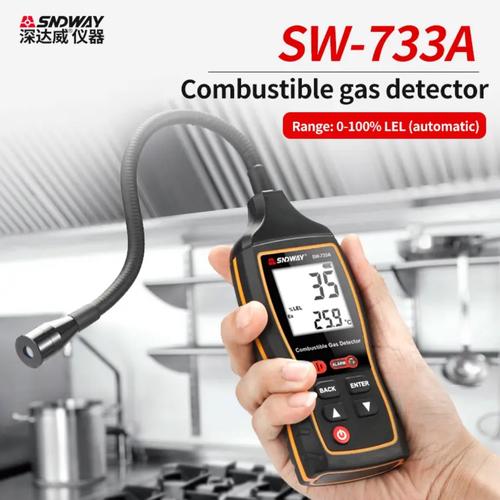 Jual SNDWAY SW-733A Detektor Gas Bocor LPG Combustible Gas Detector CO ...