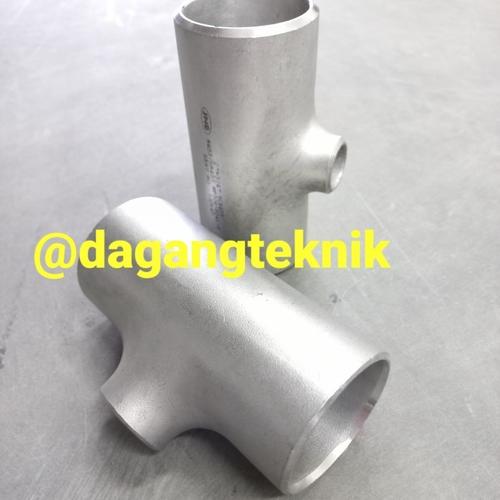Jual Reducer Tee / Reduser Tee SS 304 SCH 40 1 x 1/2 inch Seamless ...