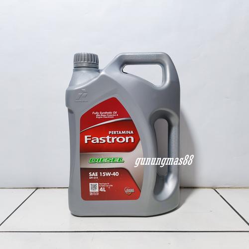 Jual Oli Mesin Fastron Diesel SAE 15W-40 API CI-4 4 Liter Synthetic - Kab. Deli Serdang - Gunung ...
