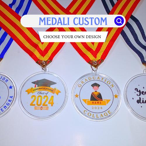 Jual Medali Custom | Medali Wisuda | Medali Kelulusan | Bebas Desain ...