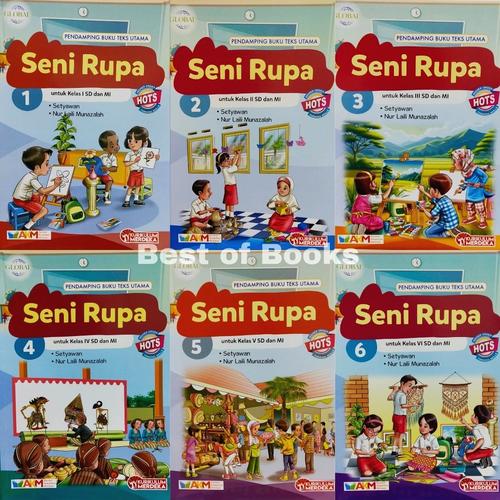 Jual Seni Rupa untuk Kelas 1 2 3 4 5 6 SD dan MI Global Tiga Serangkai Setiawan Nur Laili ...