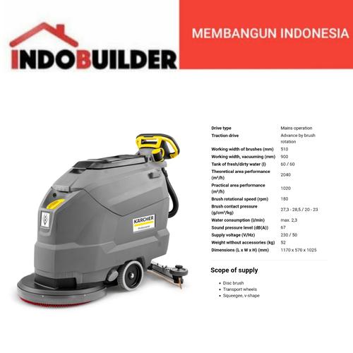 Jual KARCHER BD 50/60 C EP CLASSIC 230V/50 HZ SCRUBBER MACHINE - Kab ...