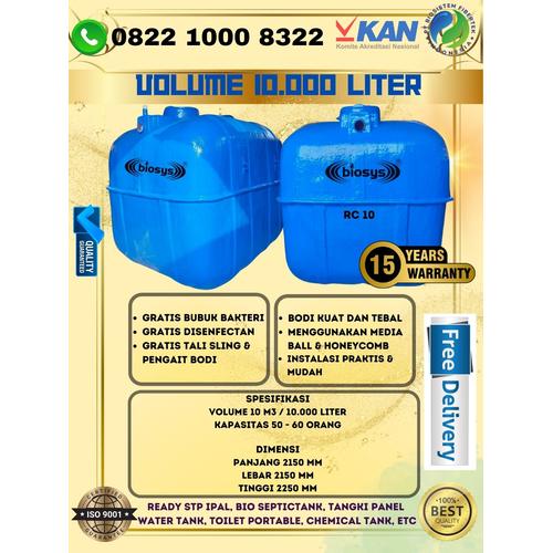 Jual Septic tank Biotech Sistem 10 M3 / 10.000 liter - RC 10, Septic ...