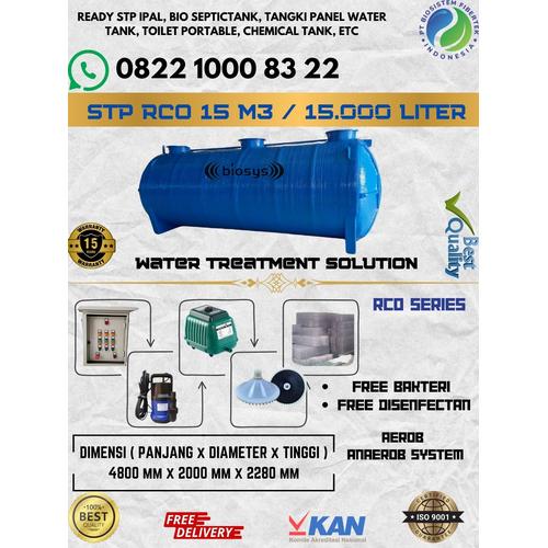 Jual Septic tank STP IPAL 15 m3/15.000 liter, Biosys, Biosung, Biotechno, Biofil, Biofilter ...