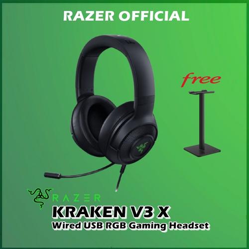 Promo Razer Kraken V3 X Wired USB Gaming Headset Headphone Kraken X V3 ...