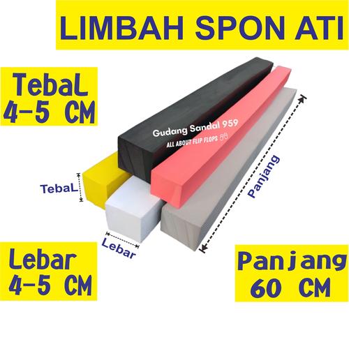 Jual (LIMBAH SPON ATI) TEBAL/LEBAR 4 - 5 CM DAN PANJANG 60 CM BENTUK ...