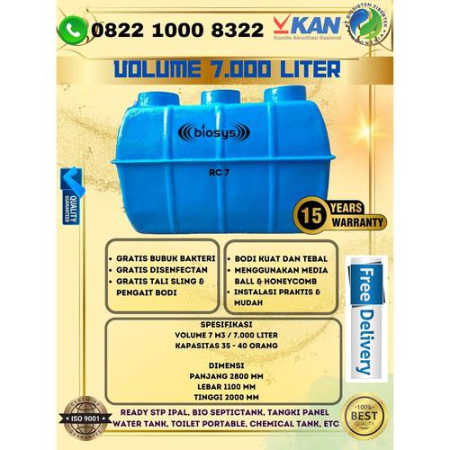 Jual Septic tank Biotech Sistem 7 M3 / 7.000 liter - RC 7 ,Septic tank ...