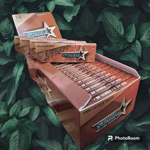 Jual paper premius starla 1/4,seukuran royo,raw,rizla,gize,kertas warna ...