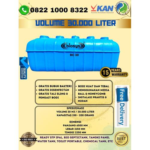 Jual Septic tank Biotech Sistem 30 M3 / 30.000 liter - RC 30, Septic ...