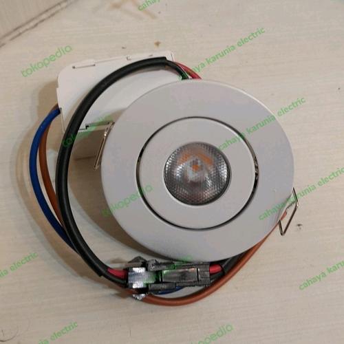 Jual downlight mini / lampu lemari 1 watt LED body putih - Jakarta ...