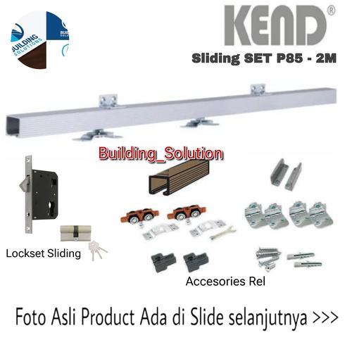 Jual Rel Pintu Geser KEND P85-2M Original || Sliding Set Kend P85-2M KOMPLITE set || Rel Sliding ...