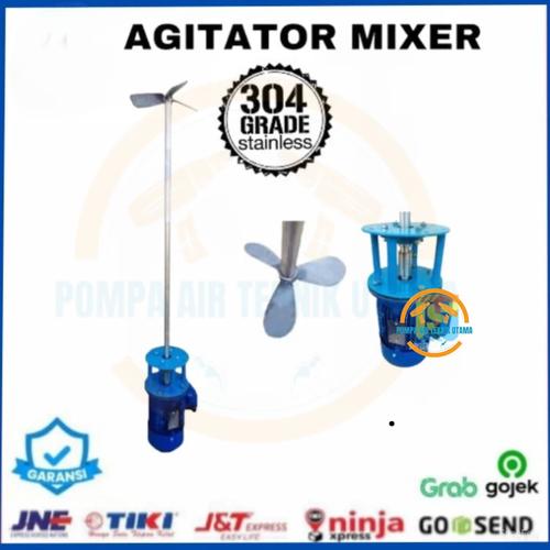 Jual Mixer Agitator Kimia SS 304 0,37Kw 0,5Hp 380V 4P Agitator Mixer ...