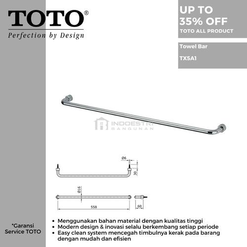 Jual Towel Bar TOTO TX5A1 / Rak Handuk TOTO / Gantungan Handuk - Kab ...