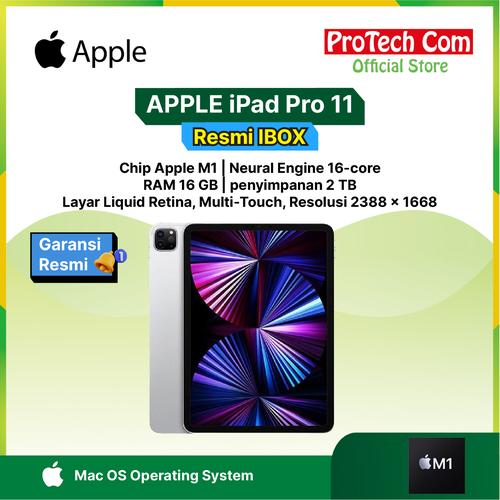 Promo APPLE iPad Pro 11 inch M1 Chip 2TB RAM 16GB WiFi SILVER - RESMI ...