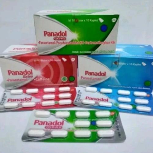 Jual PANADOL TABLET MERAH BIRU HIJAU 1 BOX ISI 10 LEMBAR - Hijau ...