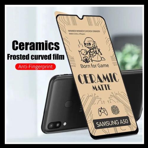 Jual Samsung Galaxy A15 / A25 / A35 / A55 5G 4G Tempered Glass Ceramic Matte Frame Anti Gores ...