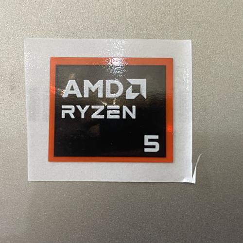 Jual Sticker stiker logo AMD Ryzen 5 8th gen original thn 2024 terbaru ...