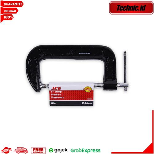 Jual Ace Klem C 6 Inci C Clamp 6 Inc 2168250 Alat Penjepit Catok Kayu ...