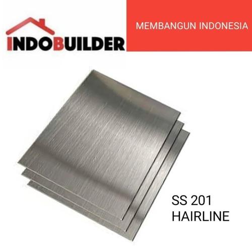 Jual PLAT STAINLESS STEEL SS 201 TEBAL 2 MM DIMENSI 1.2 X 2.4 PER ...