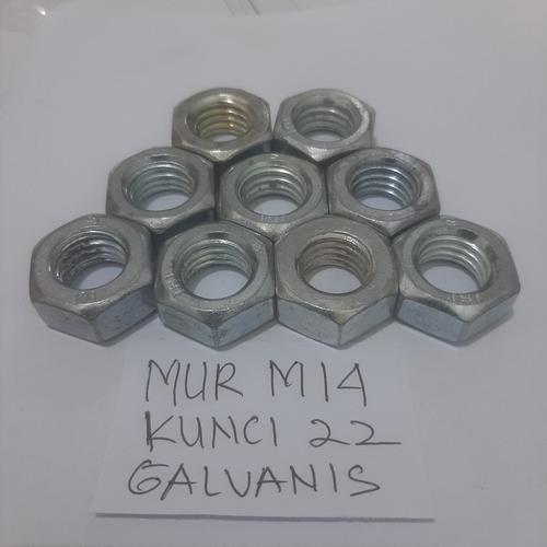 Jual Mur M14 Putih Galvanis Nut M14 Kunci 22mm (M14 Mur Only) - Jakarta ...