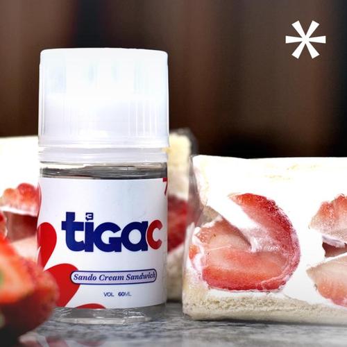 Jual Tigac Sando Cream Sandwich 60ML by Tigac / Liquid Sando Strawberry ...