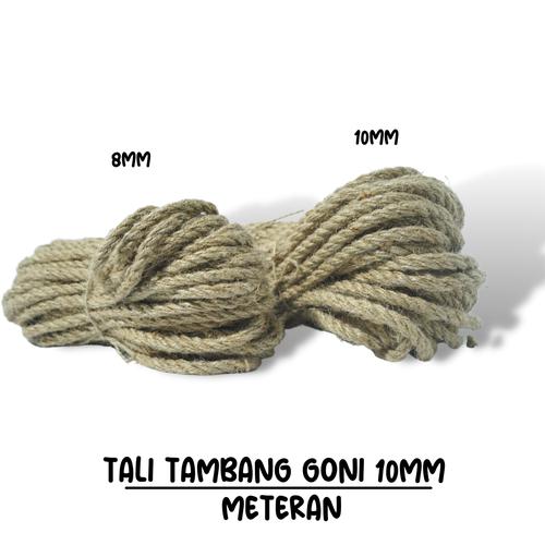 Jual Tali tambang goni 10mm panjang 20m dan 60m - tali serat alam ...