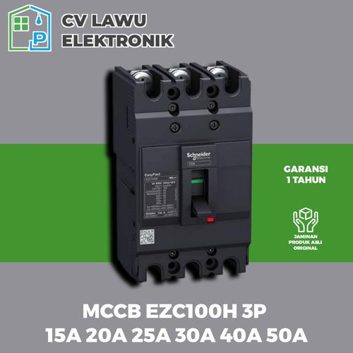 Jual MCCB EZC100H 3P 15A/20A/25A/30A/40A/50A Schneider - Jakarta Pusat - CV Lawu Elektronik ...