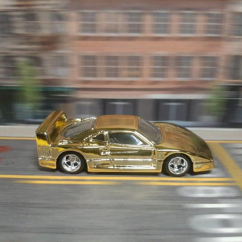 Jual FERRARI F40 Custom CHROME GOLD Maisto Diecast Limited Rare ...