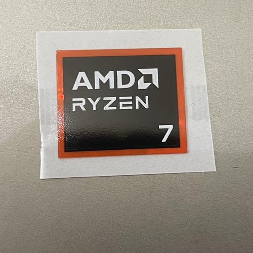 Jual Sticker stiker logo AMD Ryzen 7 8th gen original thn 2024 terbaru ...