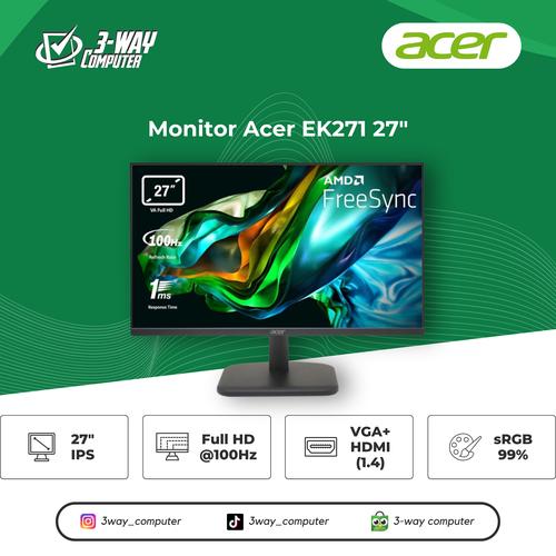 Jual Monitor Acer EK271 27" – FHD IPS (1920x1080)|AMD FreeSync|100Hz ...