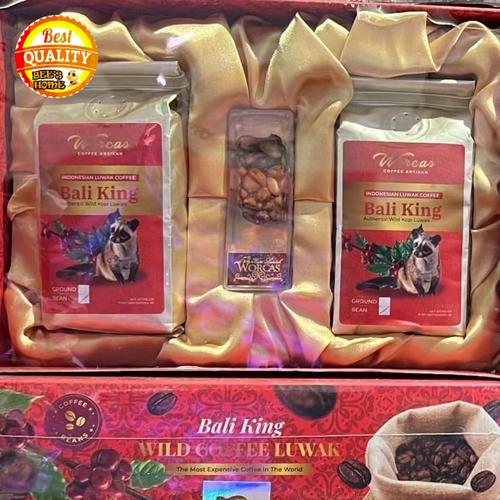 Jual Kopi Luwak Wild Bali Parcel Box Worcas 100 gr box isi 2 ORI 猫屎咖啡 ...
