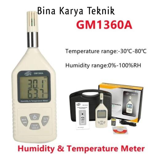 Jual Humidity Temperature Metter Data Logger Benetech GM1360A ...