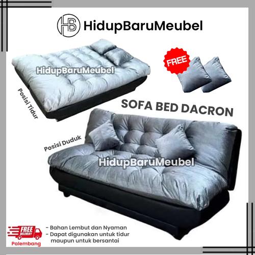 Jual SOFA BED DACRON / sofabed Termurah / sopa bed Bohai / Kursi Mewah ...