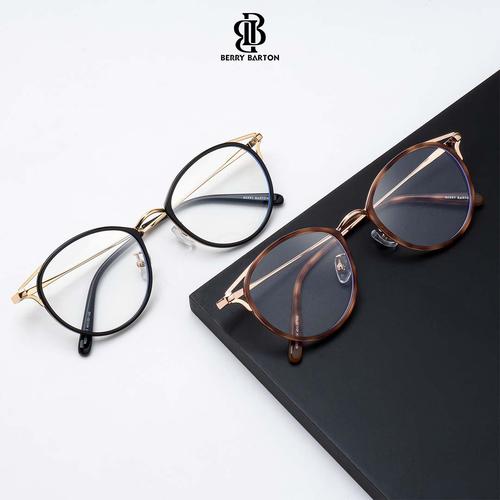 Promo Kacamata Anti Radiasi Bluechromic Pria Wanita Frame Bulat ...