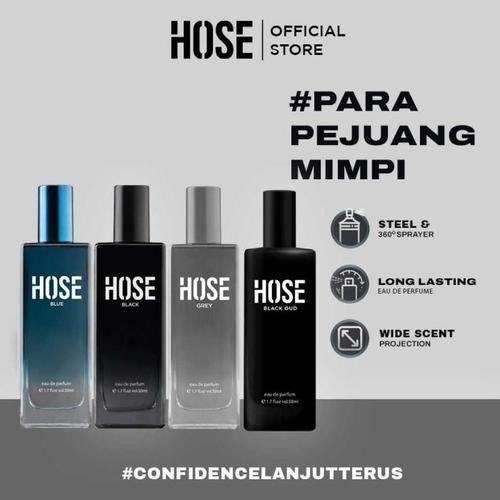 Jual HOSE EDP Black Blue Grey 50 ml | Parfum Pria HOSE Eau De Parfum ...
