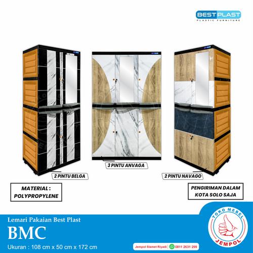 Jual Lemari Pakaian Lemari Plastik Best Plast BMC Lemari Baju - 2 Pintu ...