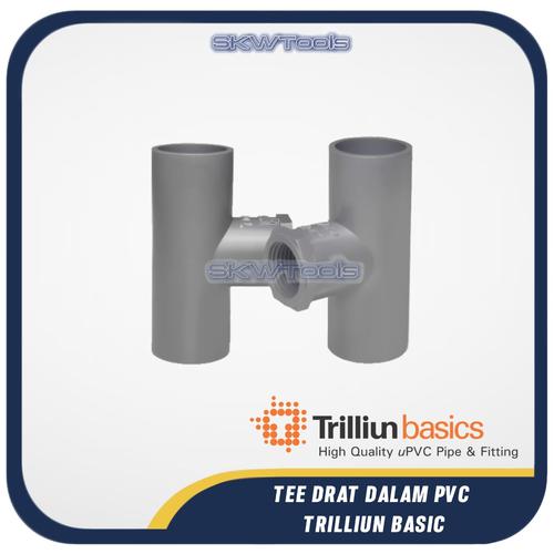 Jual Tee Drat Dalam (TDD) 1/2" inch 3/4" inch 1 inch" 1/2"x3/4" inch AW - Faucet Tee Tee Drat ...
