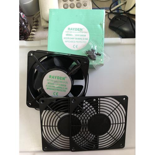 Jual RAYDEN Cooling Fan AC 220V ukuran 12 x 12 x 3.8 cm - Jakarta ...